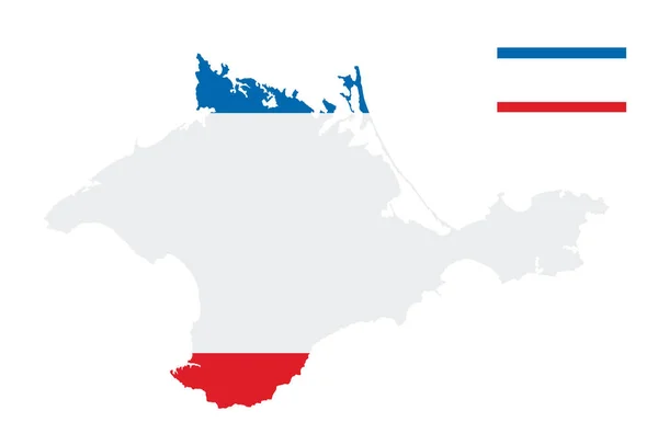 República Autónoma de Crimea mapa vector silueta ilustración, aislado ...