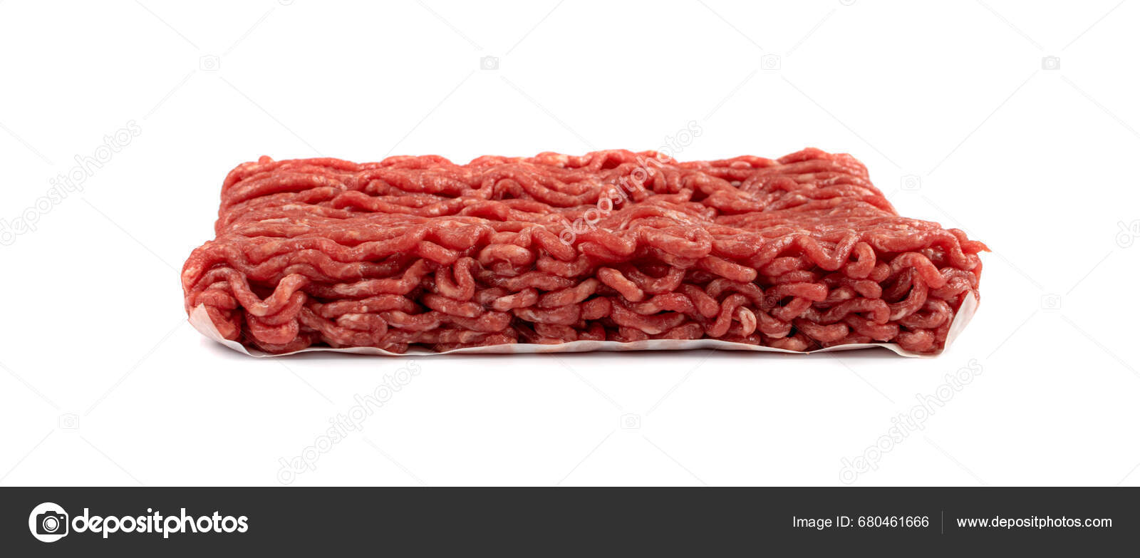 Minced Beef Meat Isolated Ground Fresh Buffalo Meat Fillet Uncooked ...