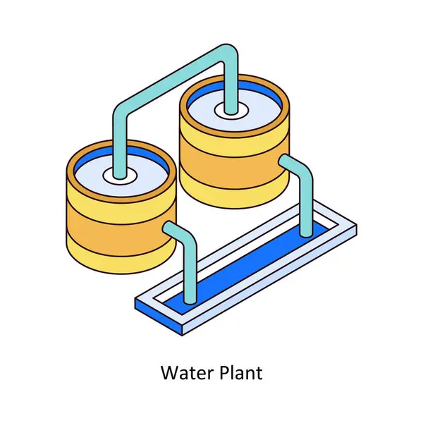 Water plant Vector Images | Depositphotos