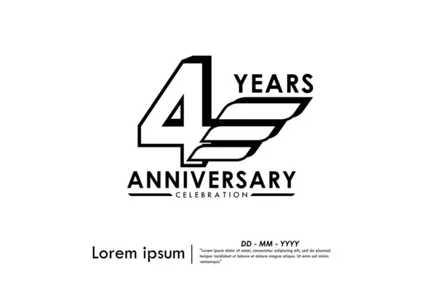 4th anniversary Vector Images | Depositphotos