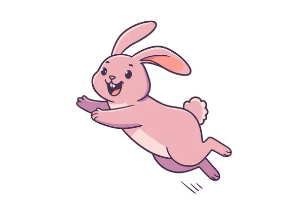Rabbit Hopping Clipart