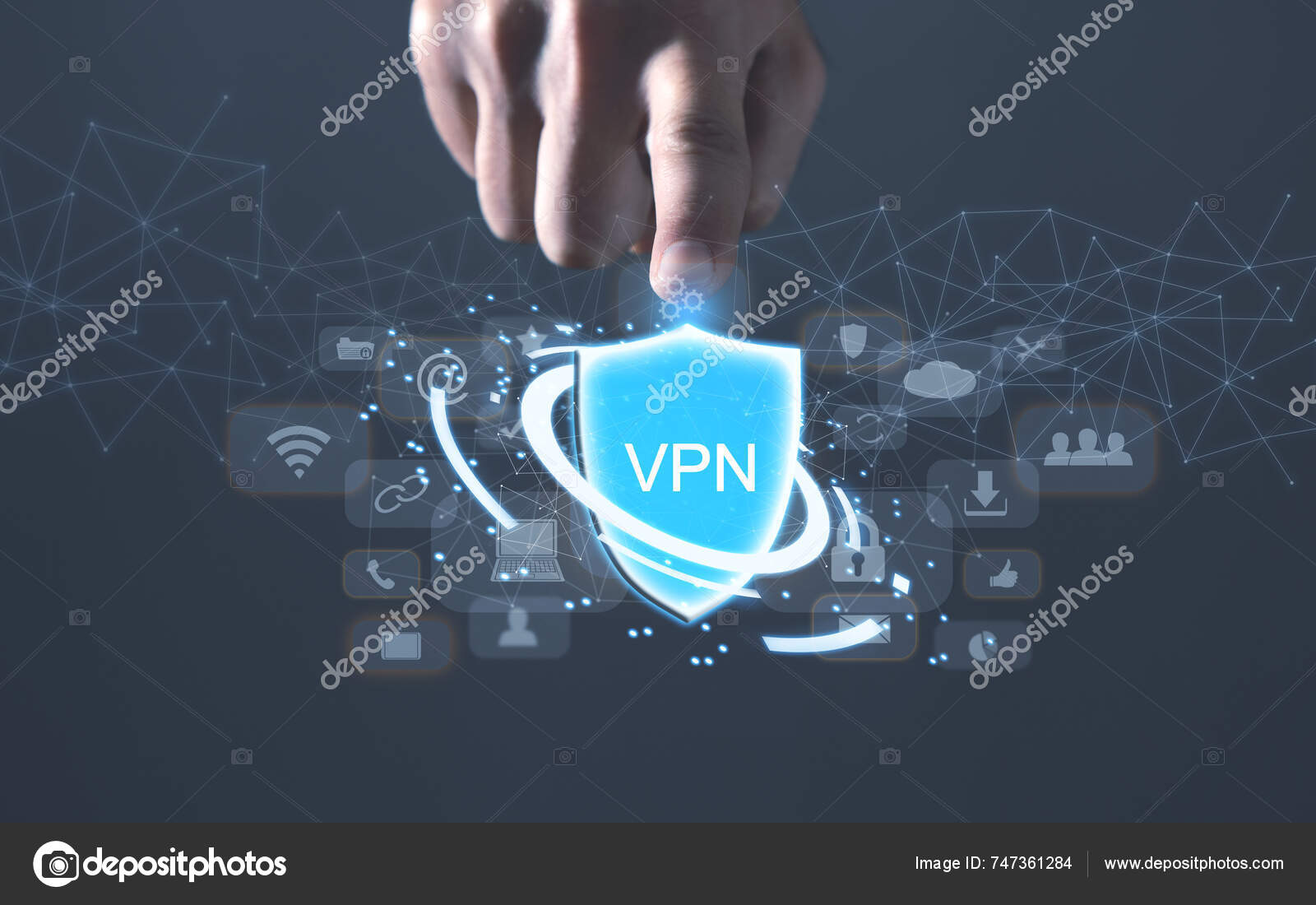 Concept Vpn Internet Technology Business — Stock Photo © ANDRANIK2017 ...