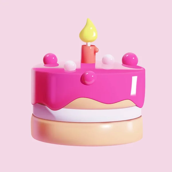 Kawaii birthday cake Stock-Vektorbilder | Depositphotos