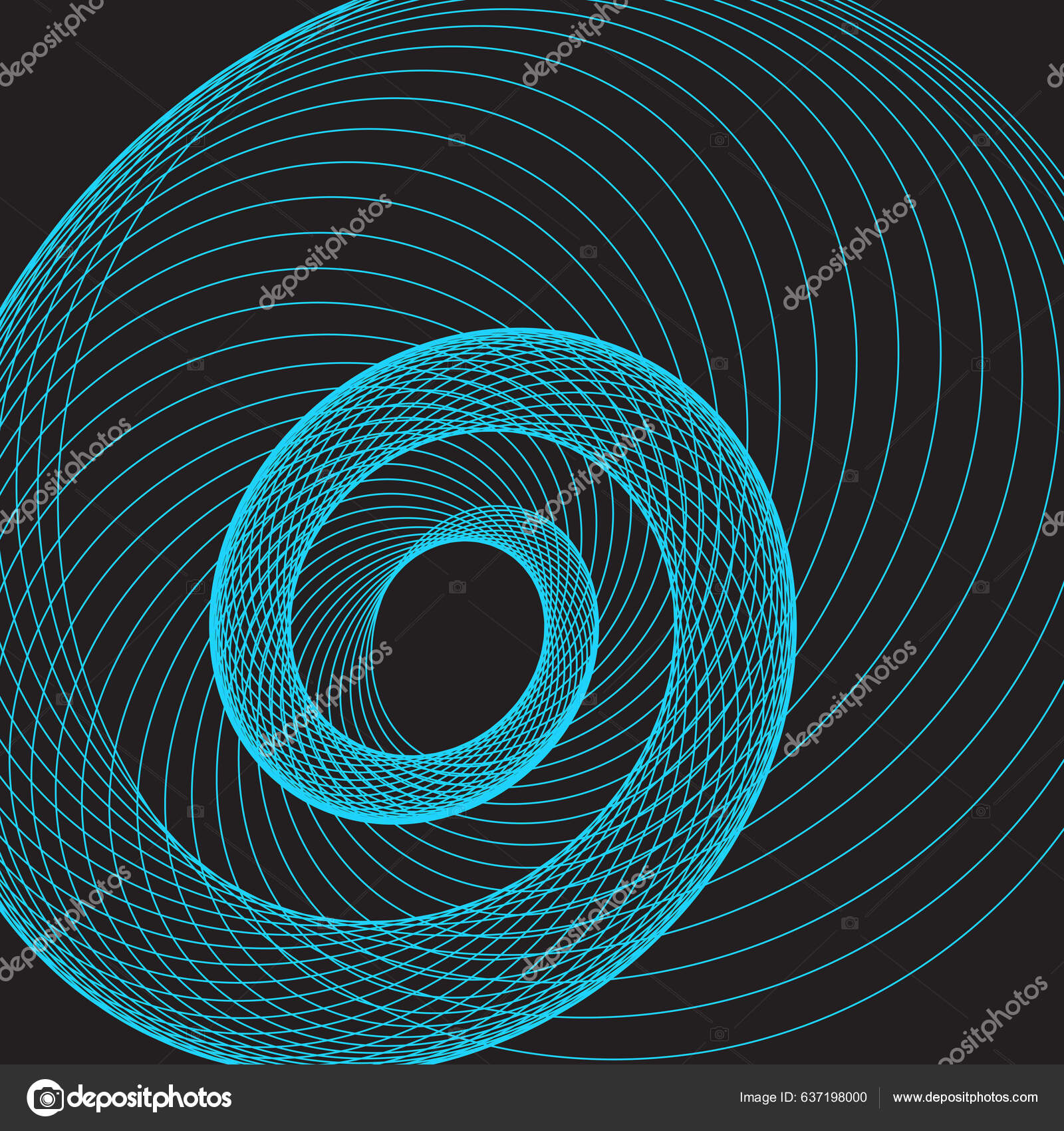 Blue Swirls Swoosh Vector Accent Line Work Stock Vector by ©bearsky23 ...