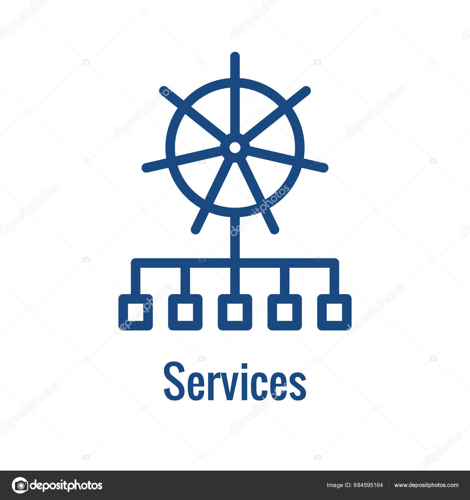 Kubernetes Development Environment Icon Showing Benefit Stock Vector by ...