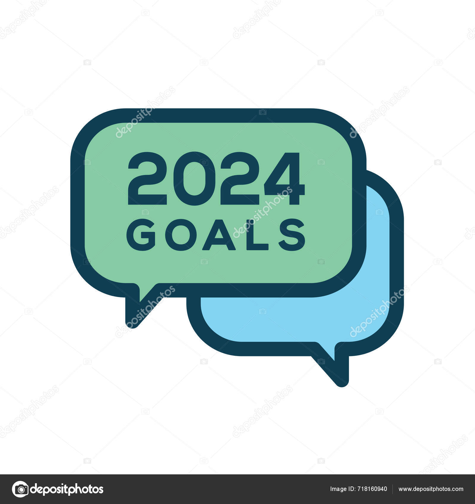 2024 Smart Goals Vector Design Various Smart Goal Keywords Stock Vector ...