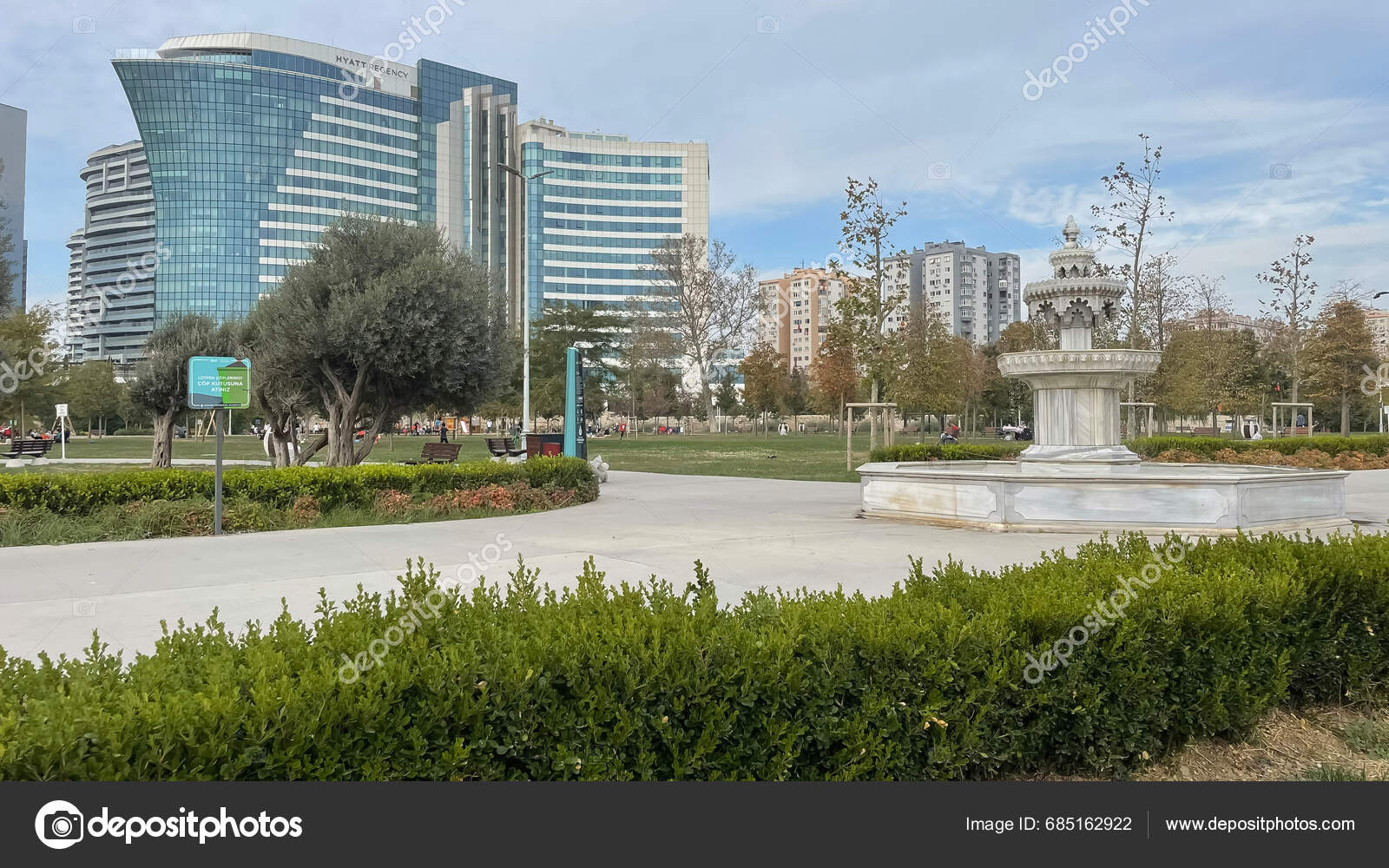Atakoy Istanbul Turkey October 2023 Historical Buildings Fountains ...