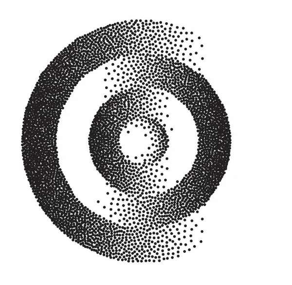 Stipple Sphere Isolated White Background Stock Vector by ©DamienGeso ...