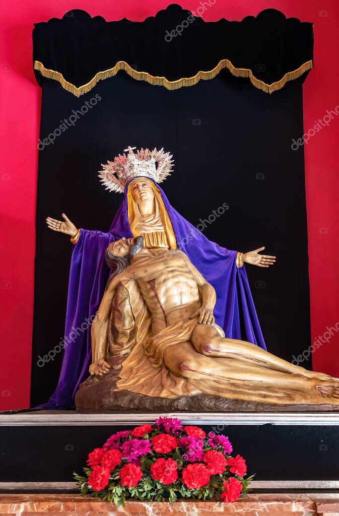 Imagen de la Virgen de las Angustias, Virgen de la Angustia, con ...