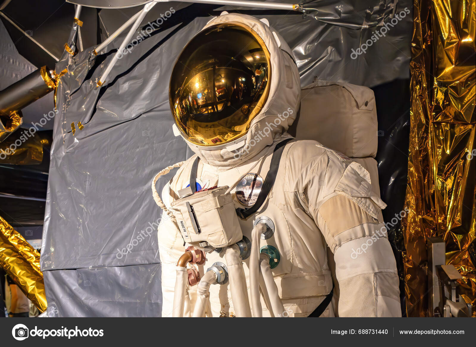 London May 2023 Space Suit Buzz Aldrin Born Edwin Eugene — Stock ...