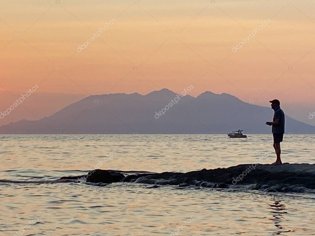 Gokceada, Canakkale, Turquía Junio 28, 2023: Yildizkoy beach view in ...