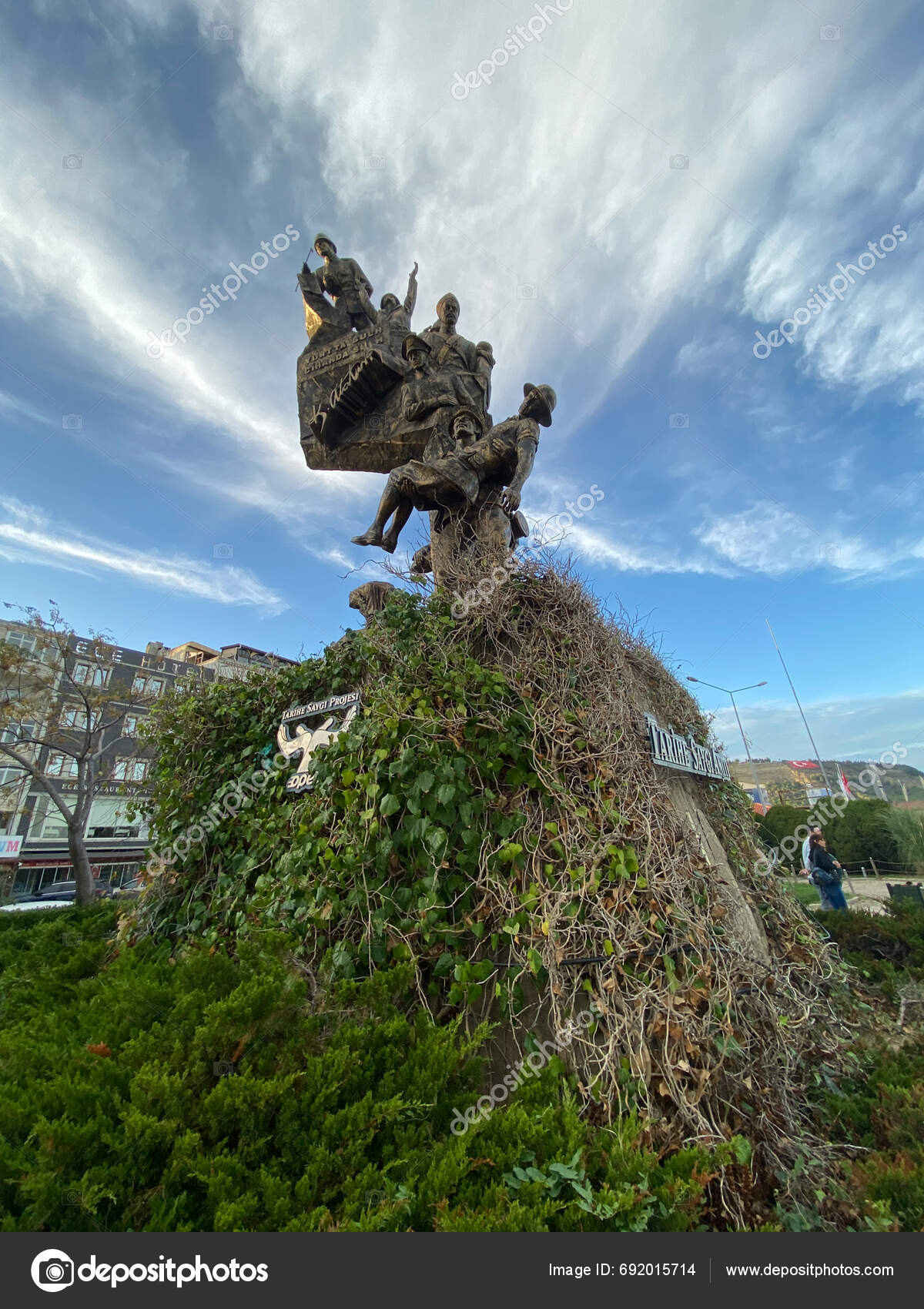 Eceabat Canakkale Turkey Nov 2023 Monument Soldiers Great Patriotic War ...
