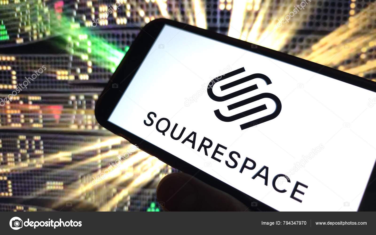 Konskie Poland March 2025 Squarespace Inc Company Logo Displayed Mobile — Stock Editorial Photo ...