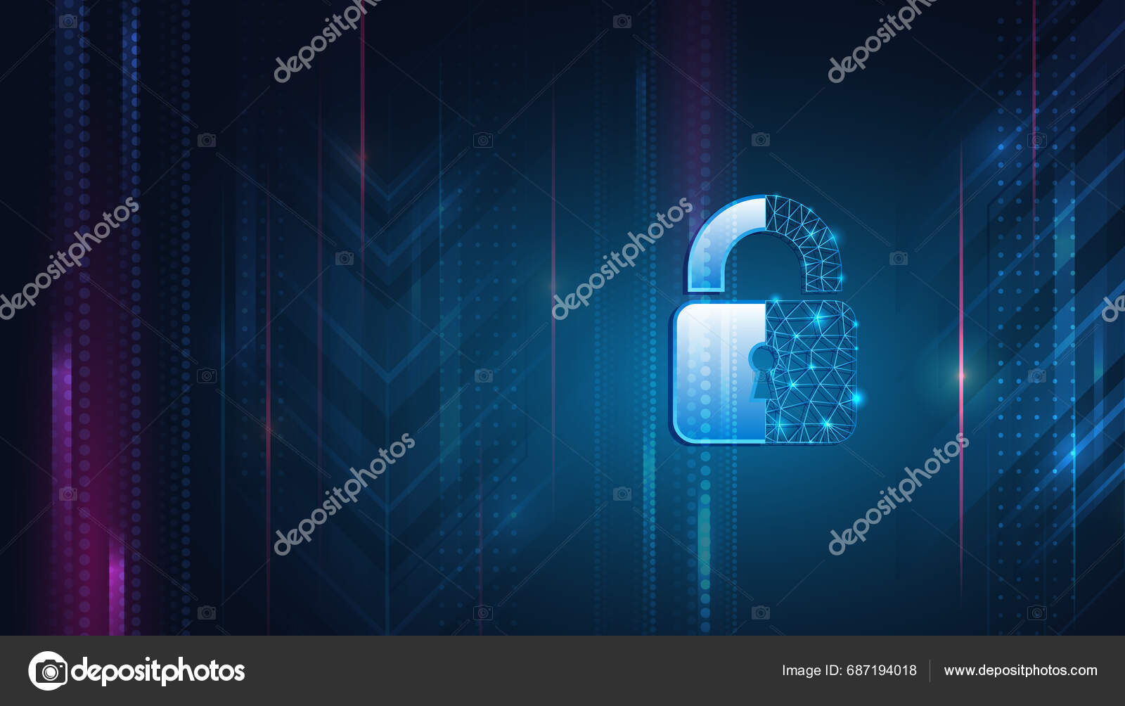 Vector Illustration Data Security Services Data Protection Privacy Internet Security Stock