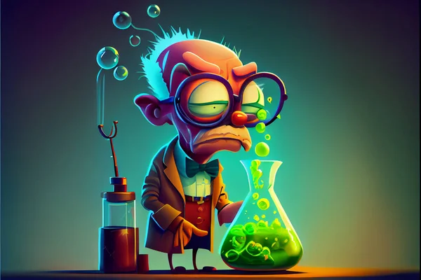 Evil Cartoon Science Lab