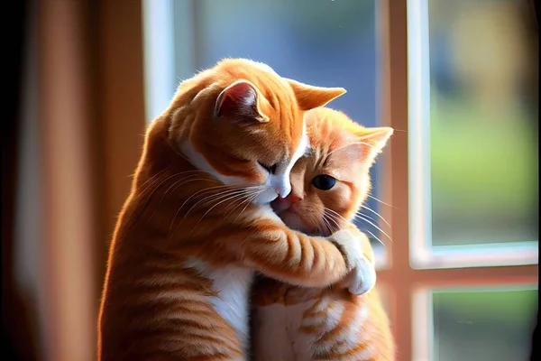 Cat hugging Stock Photos, Royalty Free Cat hugging Images | Depositphotos