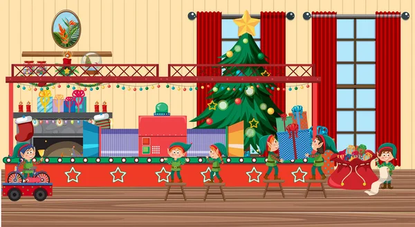 Christmas town cartoon Stock Photos, Royalty Free Christmas town ...