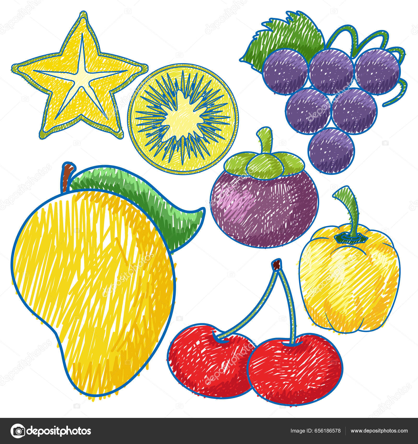 Simple Vegetable Drawing Easy Pencil Sketch For Beginners, Vegetables