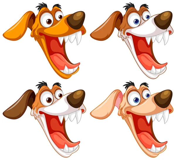 Cute Playful Crazy Dog Cartoon Illustration Stock Vector by ©brgfx ...
