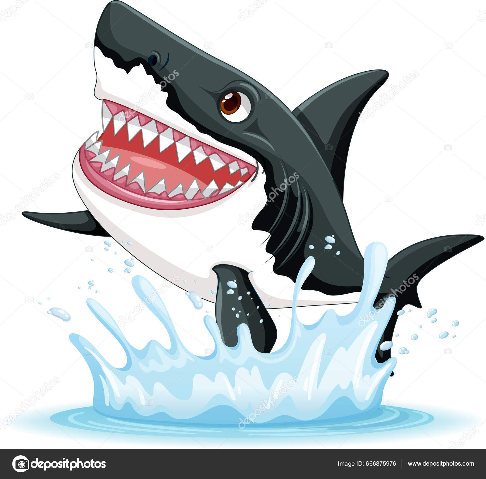 Dessins De Grand Requin Blanc Requin Images Vectorielles Gratuites