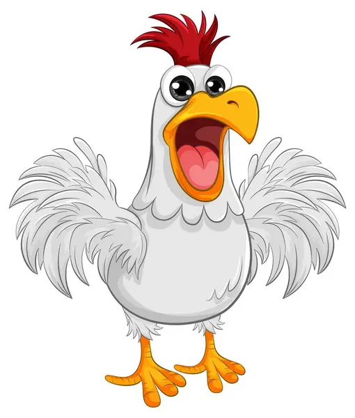 Scared chicken cartoon Stock Photos, Royalty Free Scared chicken ...