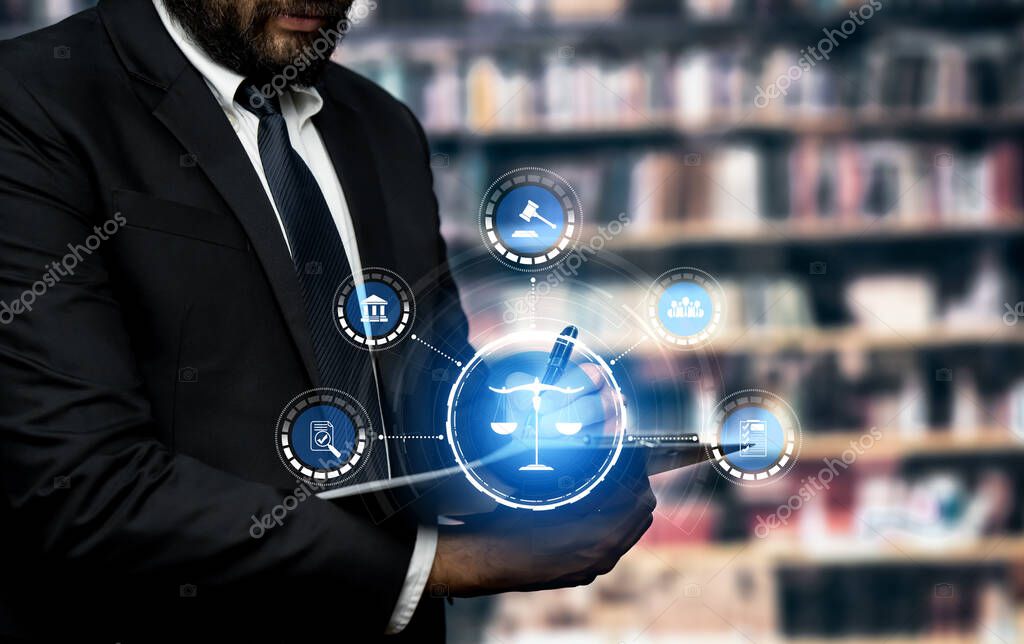 Derecho inteligente, iconos de asesoramiento jurídico y herramientas de ... Derecho inteligente, iconos de asesoramiento jurídico y herramientas de ...