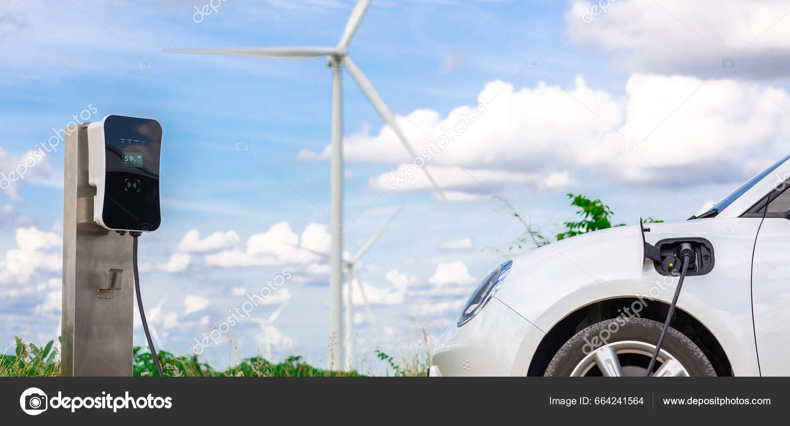 Progressive Combination Wind Turbine Car Future Energy Infrastructure ...
