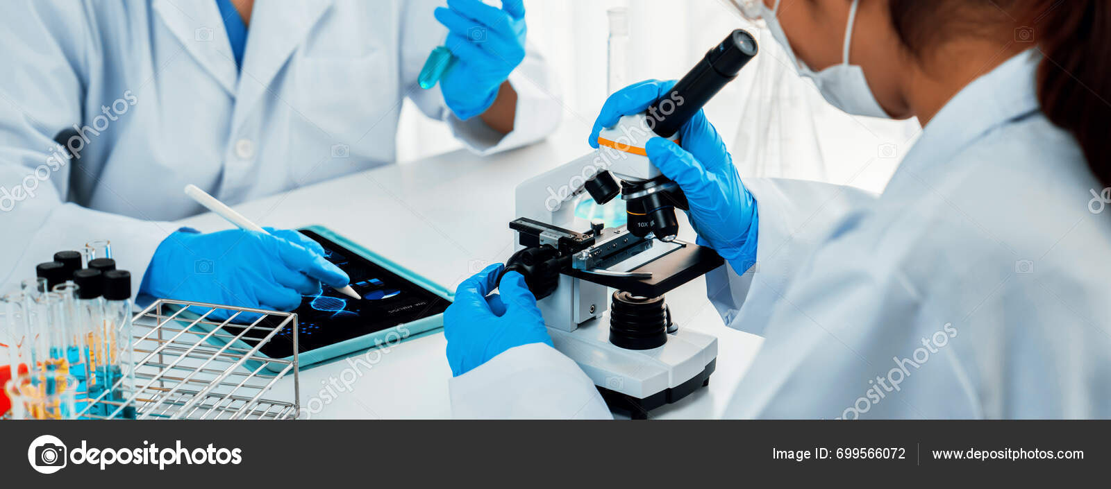 Laboratory Researcher Team Advance Healthcare Scientific Expertise ...