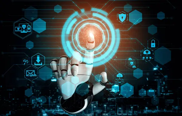 MLP 3D rendering artificial intelligence AI research of robot and ...