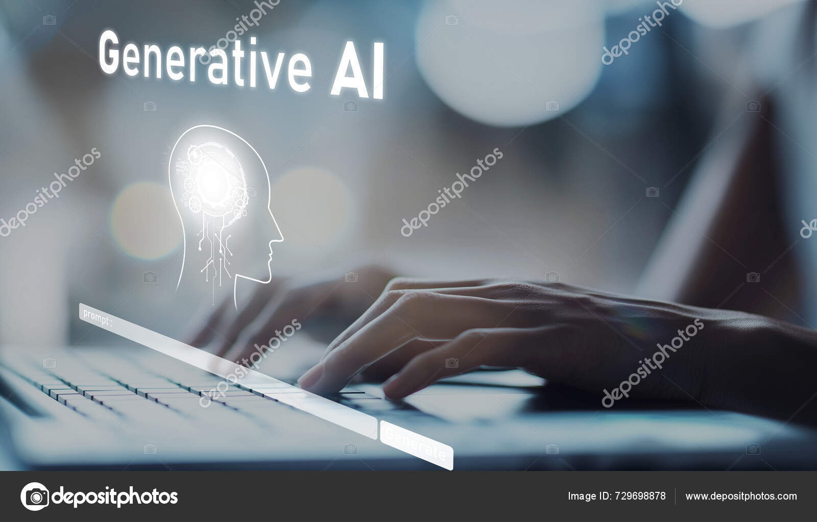 Human Interact Artificial Intelligence Brain Processor Concept ... Human Interact Artificial Intelligence Brain Processor Concept ...
