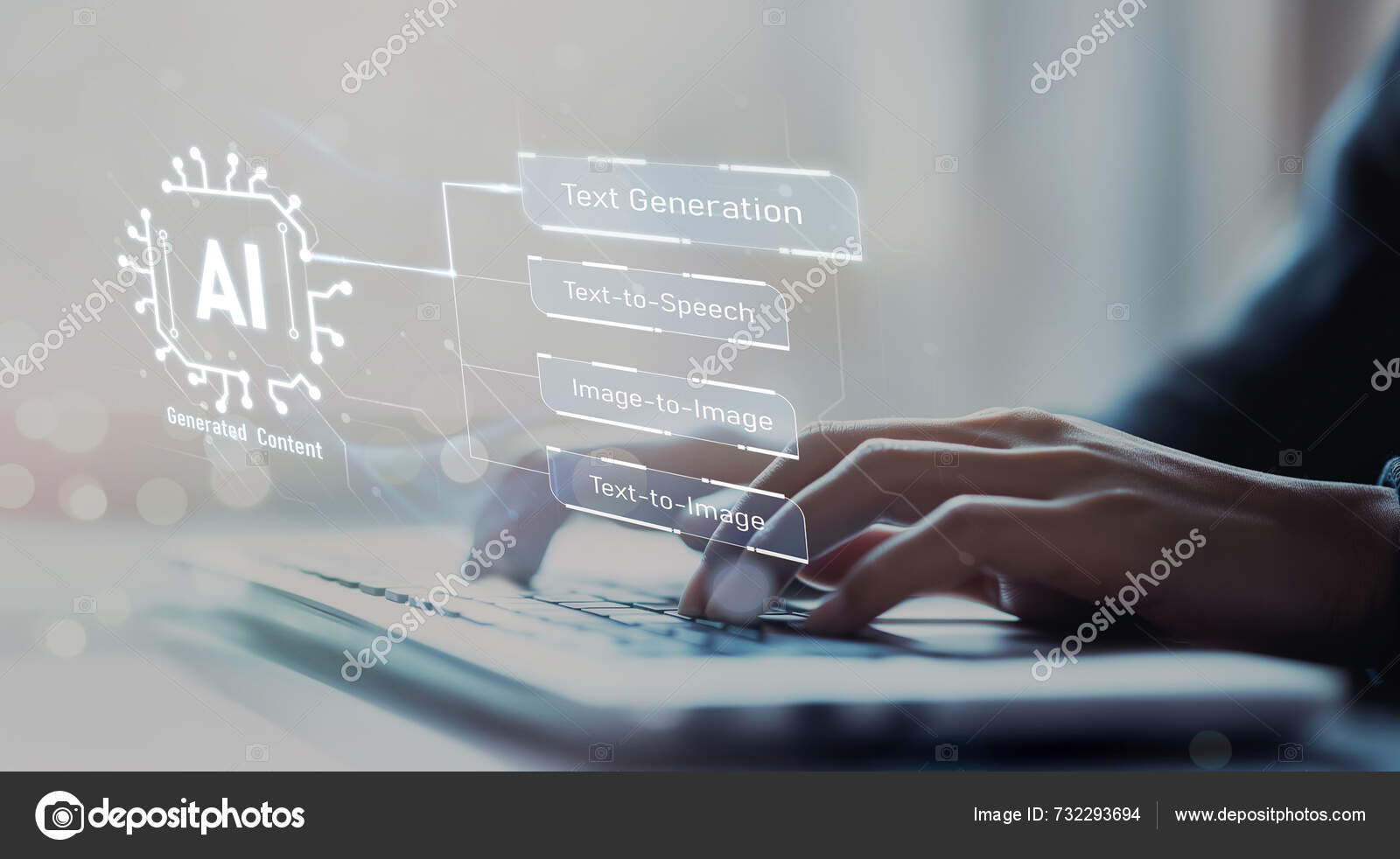 Human Interact Artificial Intelligence Brain Processor Concept ... Human Interact Artificial Intelligence Brain Processor Concept ...