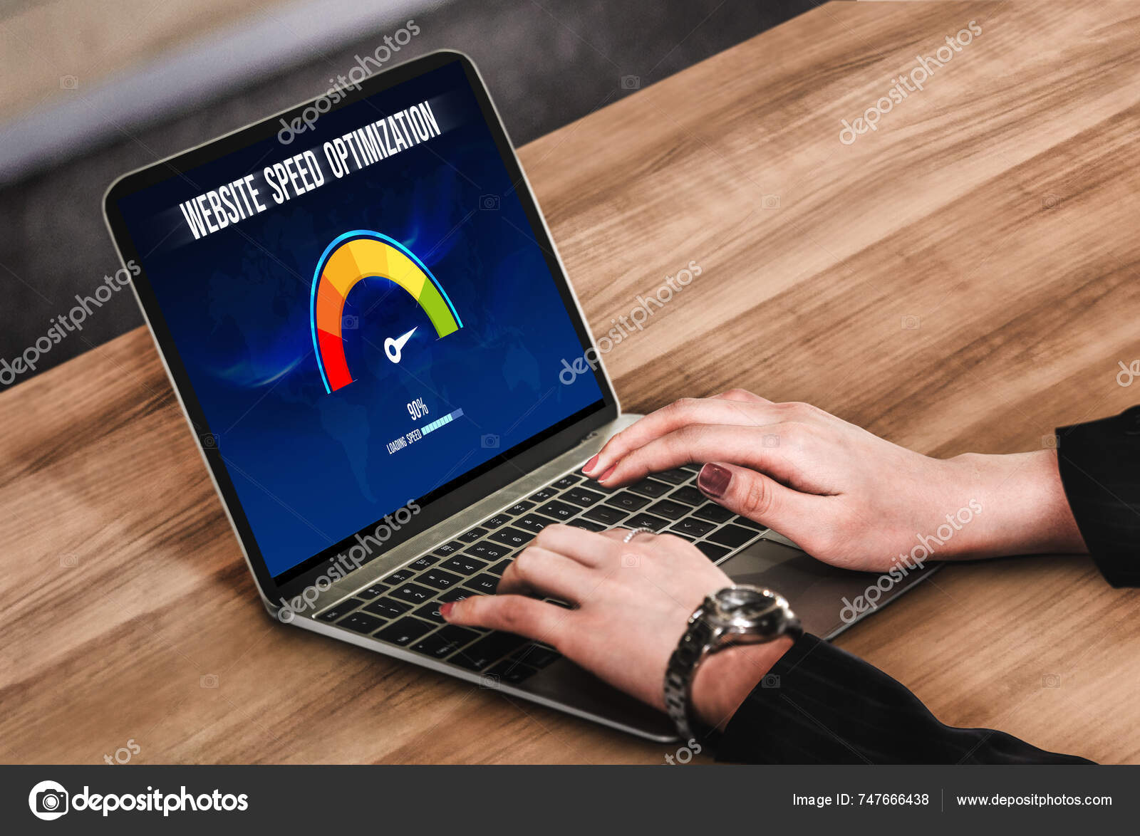 Computer Software Evaluating Website Loading Speed Concept Improving ...